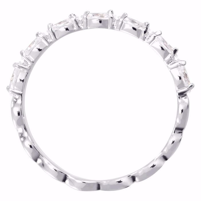 Swarovski Vittore ring Marquise cut, White, Rhodium plated |Ole Aas