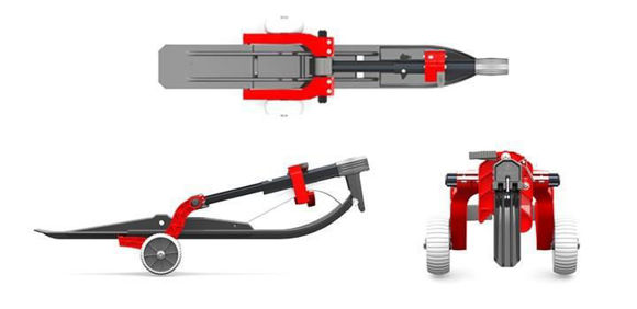 Caliber Sled Wheels 2.0 – skihjul-sett for enkel flytting av snøscooter ...